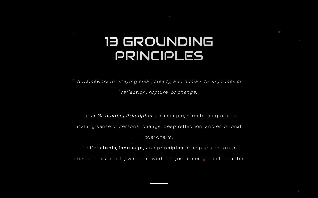 6 13 Grounding Principles